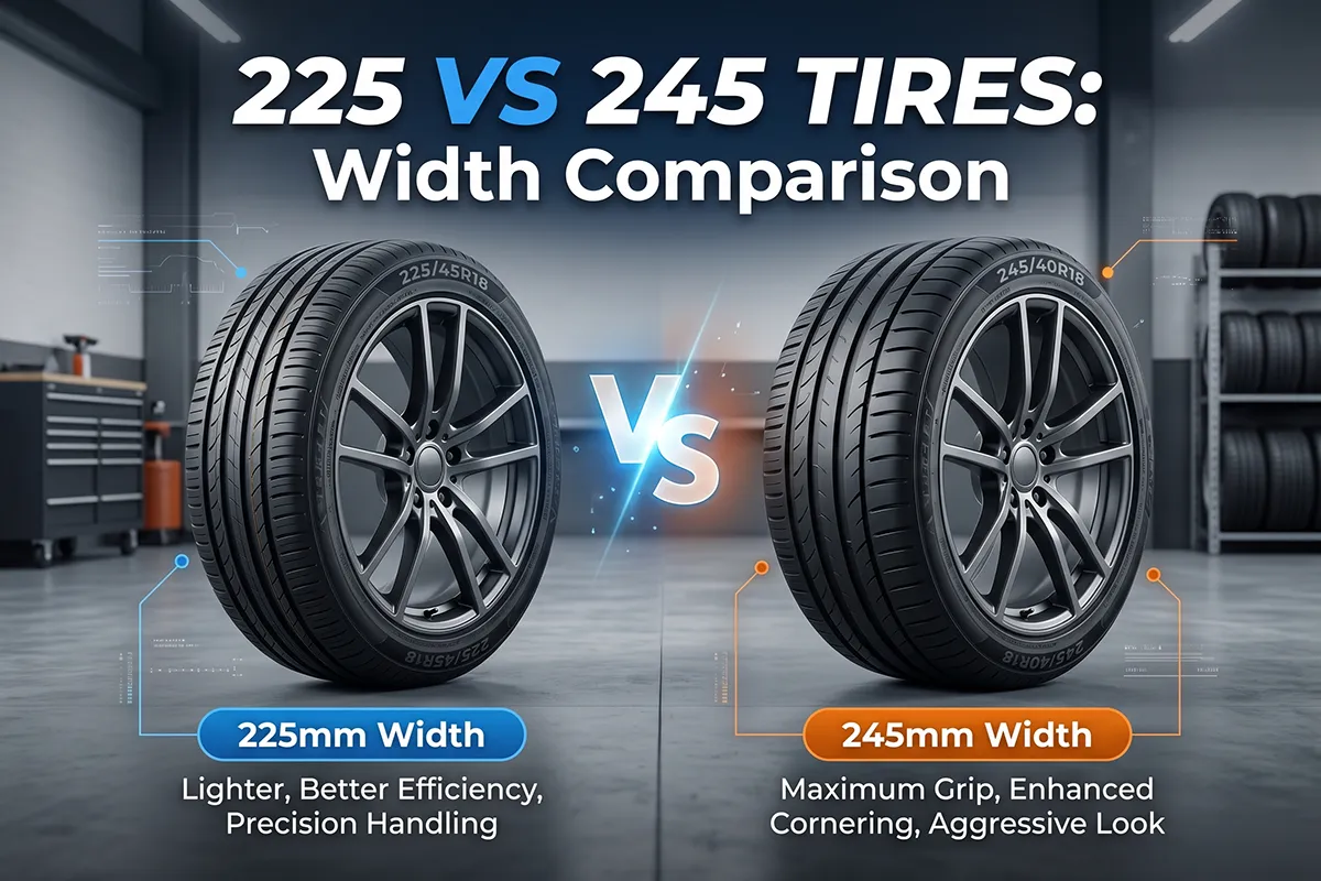 225 vs 245 Tires: Real-World Performance Differences I've Discovered ...
