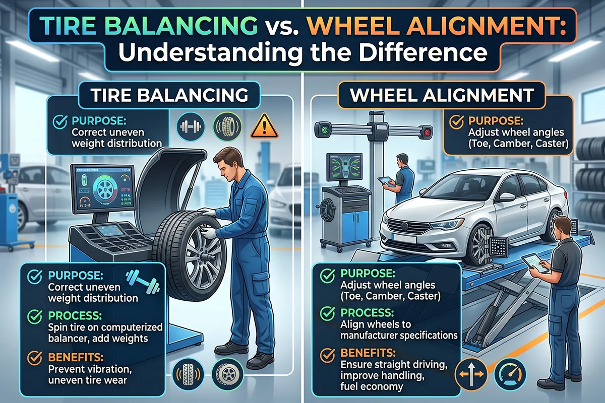 Tire Balancing vs Alignment: Which Service Do You Actually Need? - Tire ...