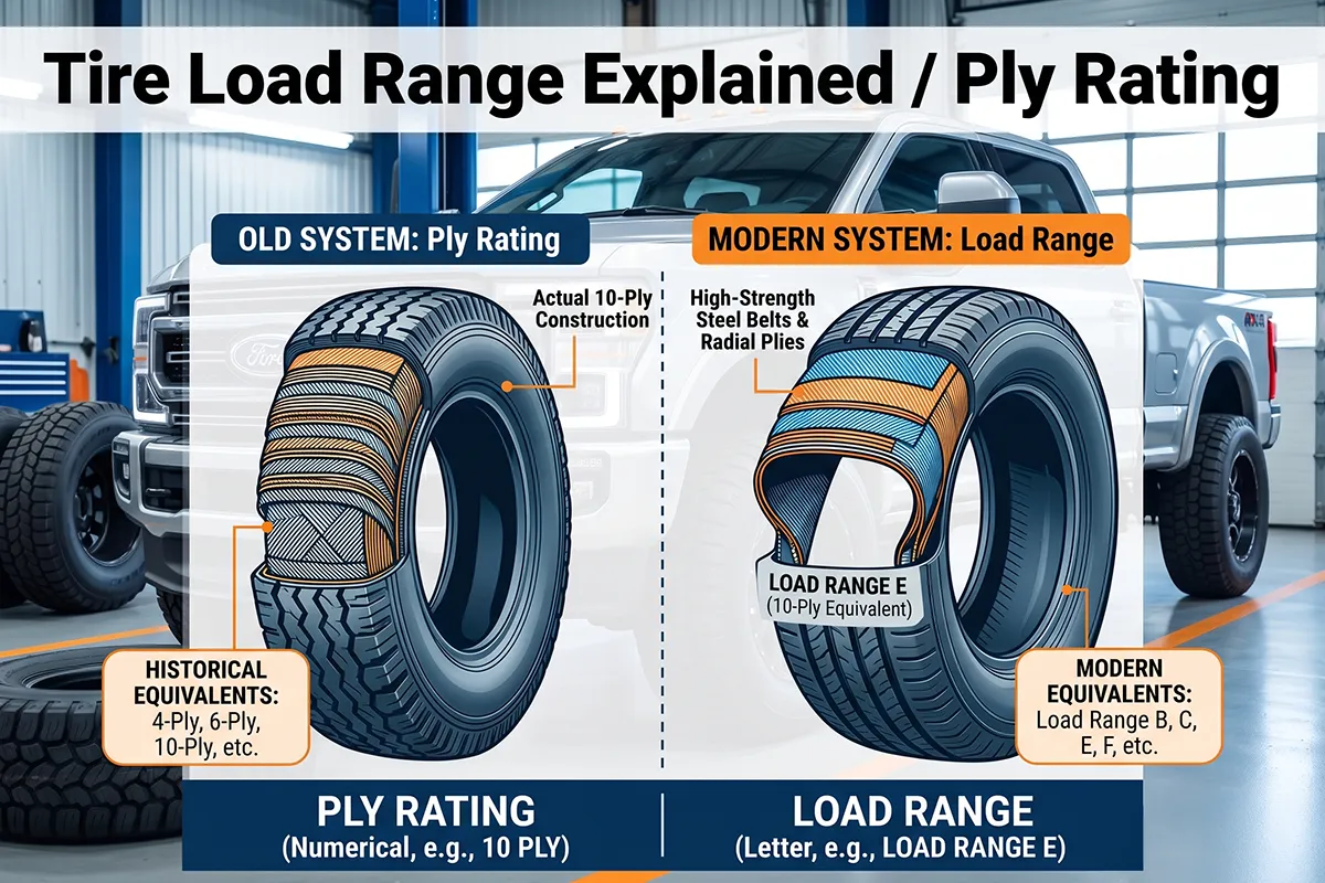 Tire Load Range Explained: Ply Rating Chart, Types & What You Really ...