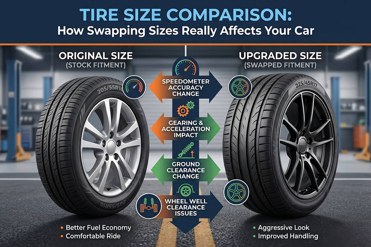 Tire Size Comparison: How Swapping Sizes Really Affects Your Car - Tire ...