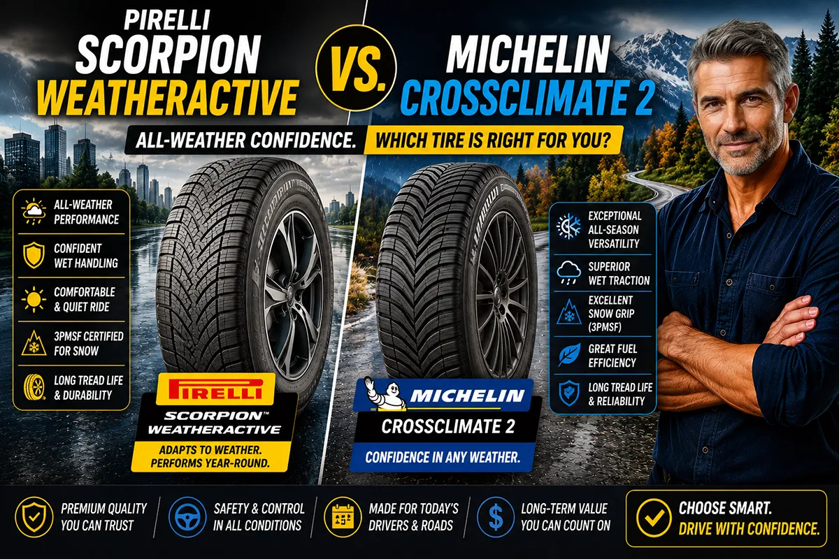 Pirelli Scorpion WeatherActive vs Michelin CrossClimate 2 Compared ...